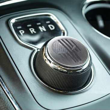 Patriot Skull Dial Shifter Plate | American Car Craft