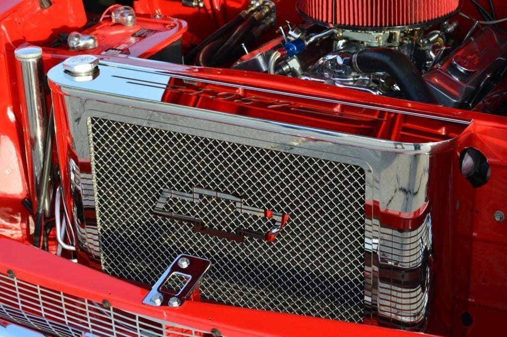 1957 Chevrolet Belair Custom Radiator Cover Project - Americ