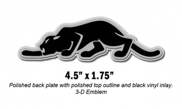 American Car Craft - Prowler Modern Kat Emblem Flat Polished 2Pc 1997-2002