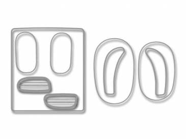 American Car Craft - C6 Corvette Dash Trim Kit 9Pc, Brushed Stainless