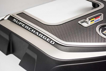 2006-2015 Cadillac CTS-V - Carbon Fiber Style Engine Shroud Kit ...