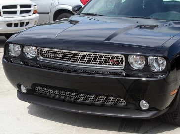 2008-2014 Challenger - Grille Overlay Upper Main | Polished Stainless Steel
