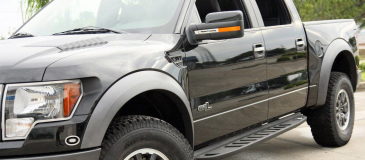 American Car Craft - Ford Raptor Mirror Emblems Side View Brushed 4Pc ...