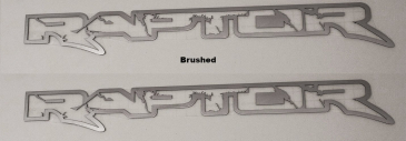 American Car Craft - Ford Raptor Emblems frame style