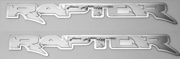 American Car Craft - Ford Raptor Deluxe Emblems