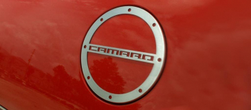 2010-2018 Camaro- Gas Cap Cover 'CAMARO' Style | Stainless Steel ...