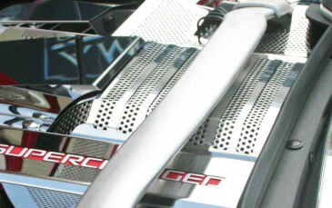 American Car Craft - Camaro Supercharger Plenum Cover Perforated ZL1 ...