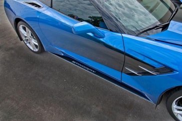 Shop our C7 Corvette Side Skirts with Stingray Lettering by American ...