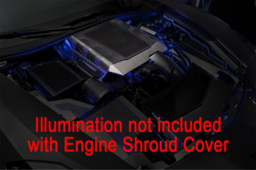 Corvette Stingray C7 - Z06 Engine Shroud by American Car Craft