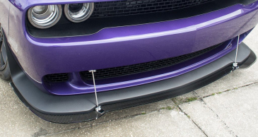 2015-2019 Dodge Challenger Hellcat Lip Spoiler w/Real Carbon Fiber