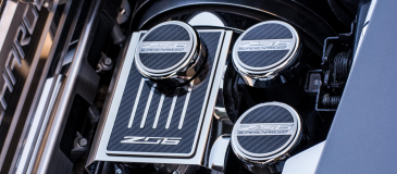 2015-2019 C7 Z06 Corvette - 'Z06 SUPERCHARGED' Fluid Cap Covers Carbon ...