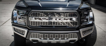 2017-18 Ford Raptor Center "Raptor" Grill + Slash | American Car Craft