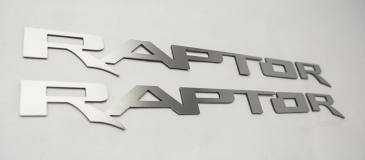2017-2020 Ford Raptor Running Board Emblems | American Car Craft