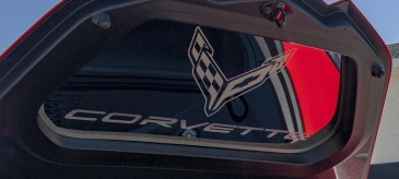 Mid Engine stainless steel frunk panel for C8 Corvette by American Car ...