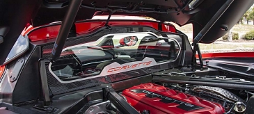 Carbon Fiber C8 Corvette Coupe Show Style Rear Window Frame Trim Kit by ...