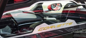 Carbon Fiber C8 Corvette Coupe Show Style Rear Window Frame Trim Kit by ...