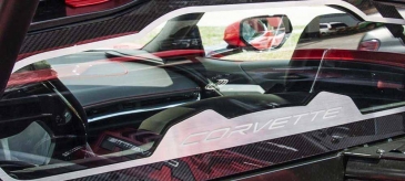 Carbon Fiber C8 Corvette Coupe Show Style Rear Window Frame Trim Kit by ...