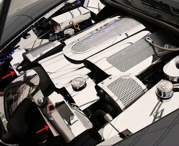 Shop C6 Engine Bay Accessories By American Car Craft.
