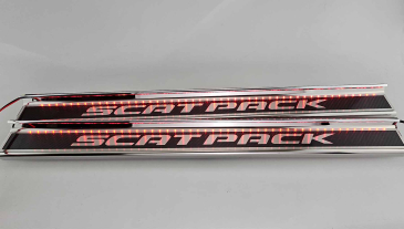 Dodge Challenger Carbon Fiber Door Sills with "Scat Pack" by American ...