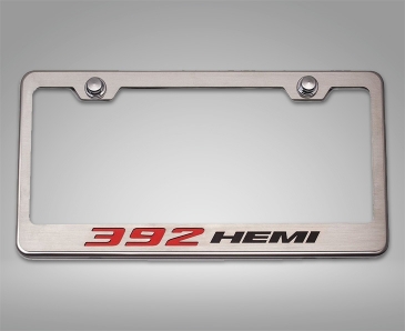 Custom 392 HEMI License Plate Frame | American Car Craft