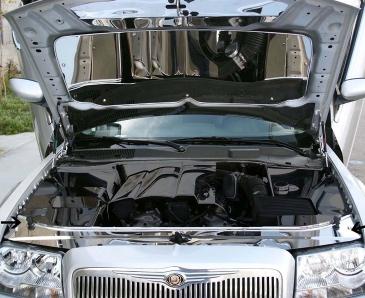 2005-2010 Chrysler 300 - Radiator/Header Plate | Polished Stainless Steel