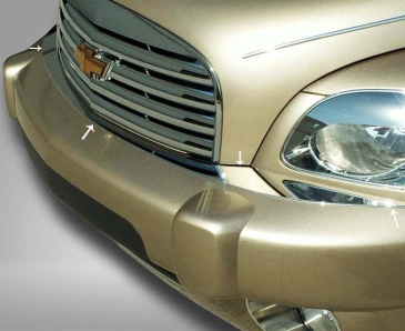 American Car Craft - Front Bumper Cap Polished 2pc: Chevrolet HHR 2006-2012