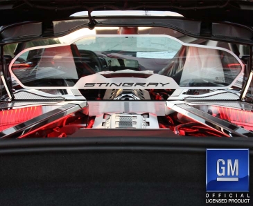 C8 Corvette Coupe Show Style STINGRAY Style Rear Window Frame Trim Kit ...