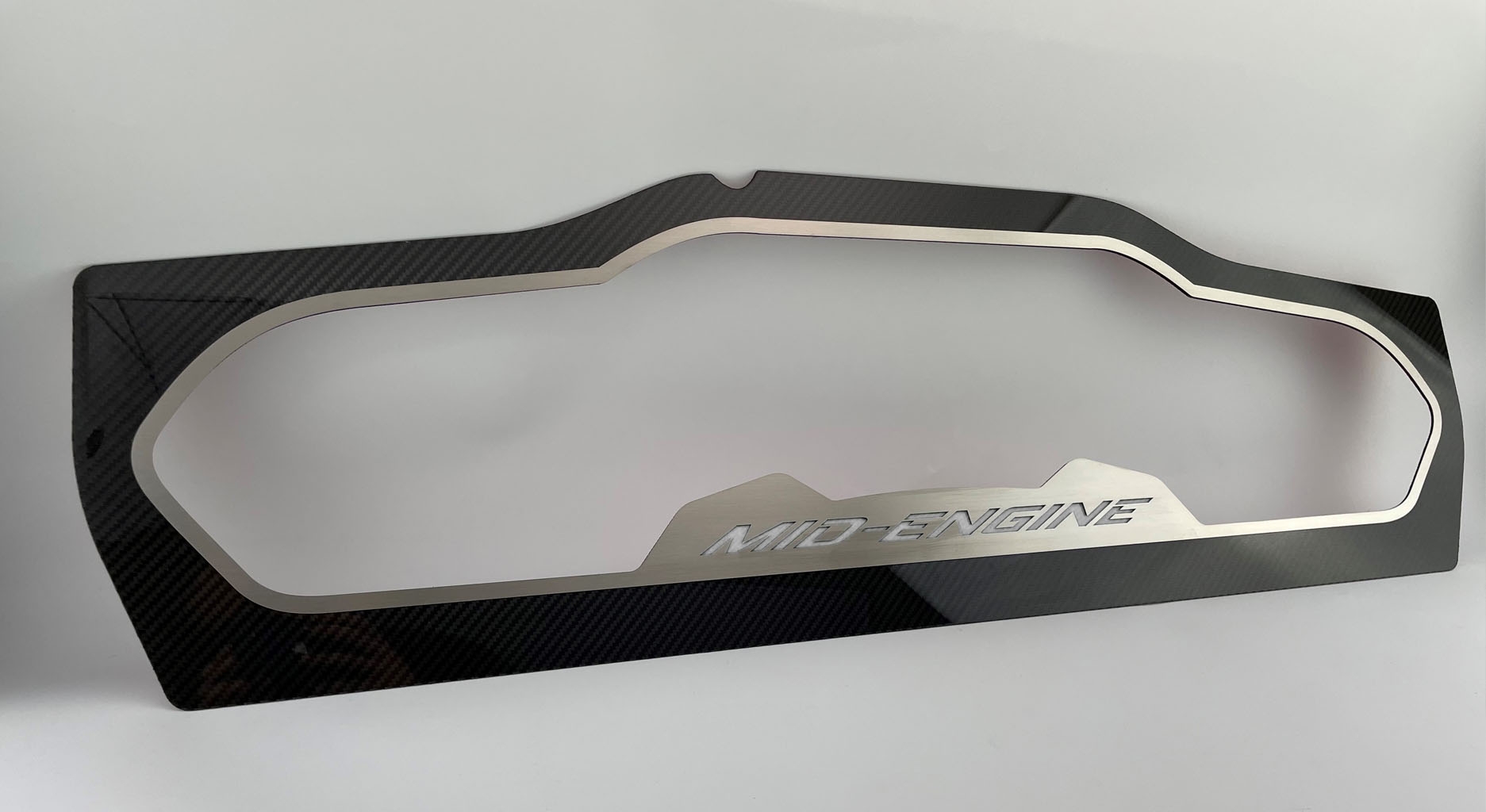 Carbon Fiber C8 Corvette Coupe Show Style Rear Window Frame Trim Mid ...