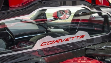 Carbon Fiber C8 Corvette Coupe Show Style Rear Window Frame Trim Kit by ...