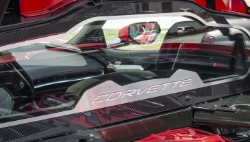Carbon Fiber C8 Corvette Coupe Show Style Rear Window Frame Trim Kit by ...