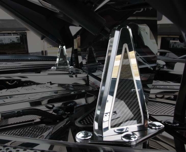 Add more Carbon Fiber with C8 Corvette Carbon Fiber Hinge Dress-up kit ...
