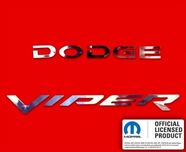 Dodge Viper Emblems & Letter Sets | American Car Craft