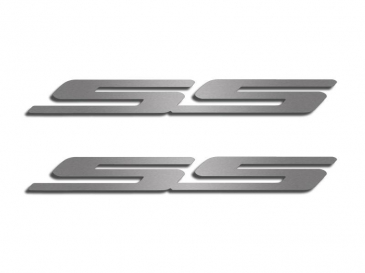 American Car Craft - Chevrolet Camaro Exterior "SS" Brushed Badges 2Pc