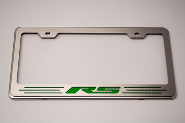 Camaro License Plate Frame with RS Lettering