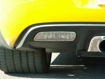 American Car Craft - Corvette Reverse Light Covers Polished Billet ...