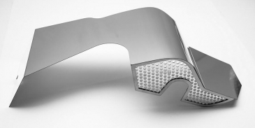 Dodge 392 HEMI Polished Engine Harness Cover with Perforated Trim