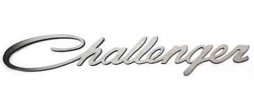 Challenger - 'Challenger' Script Style Side Fender Emblem Badge 2Pc ...