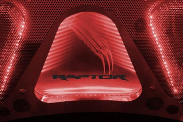 2010-2014 Ford Raptor - Illuminated RAPTOR Hood Panel | Perforated ...