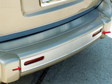 American Car Craft - Bumper Insert Polished Rear: Chevrolet HHR 2006-2012