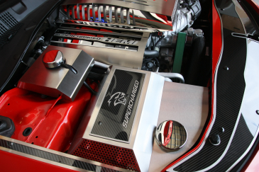 2019-2023 Dodge Hellcat| Red Eye Fuel Rail covers | Brushed Stainless ...