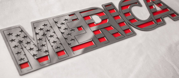 American Pride Patriot Skull Emblem | American Car Craft