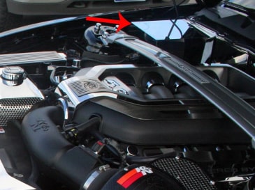 American Car Craft - Mustang Battery Cover V8 & GT 5.0 2011-2012