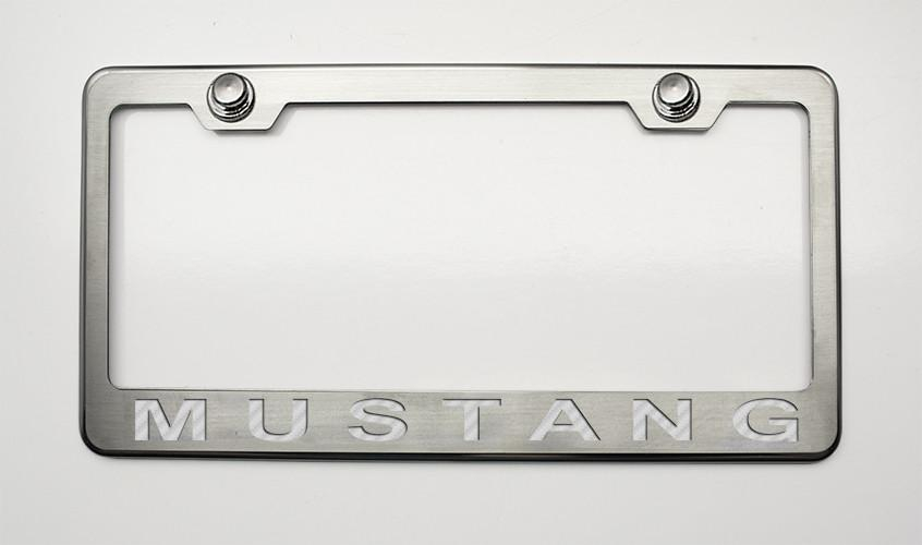 2010-2013 Mustang - License Plate Frame with "MUSTANG" Lettering ...