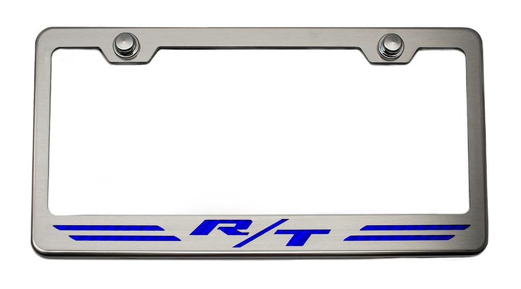 Custom R/T Dodge License Plate Frame | American Car Craft